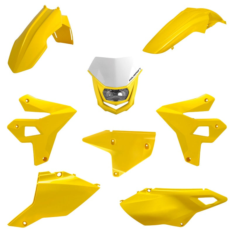 Kit de Plásticos POLISPORT FULL KIT RESTYLING SUZUKI DRZ 400 00-24 Ama ...