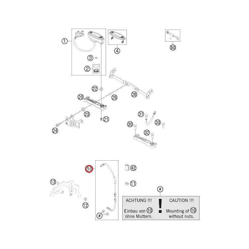 Cabo Conta-Kilometros Original KTM EXC/EXC-F 06-25 – Enduro Portugal Shop