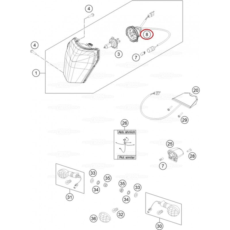 LAMP BRACKET CPL. 2014 – Enduro Portugal Shop